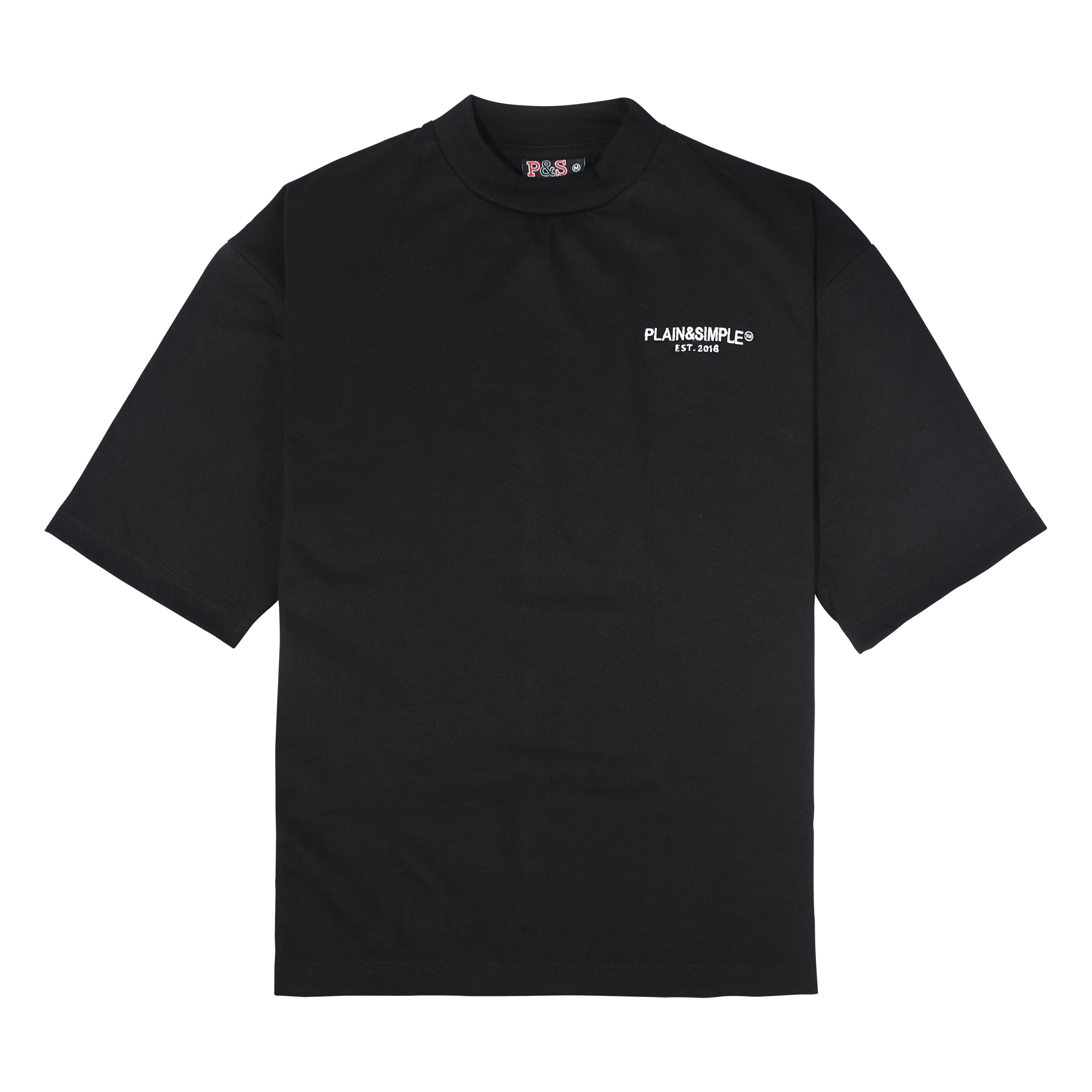 P&S OG TEE BLACK – PLAIN&SIMPLE
